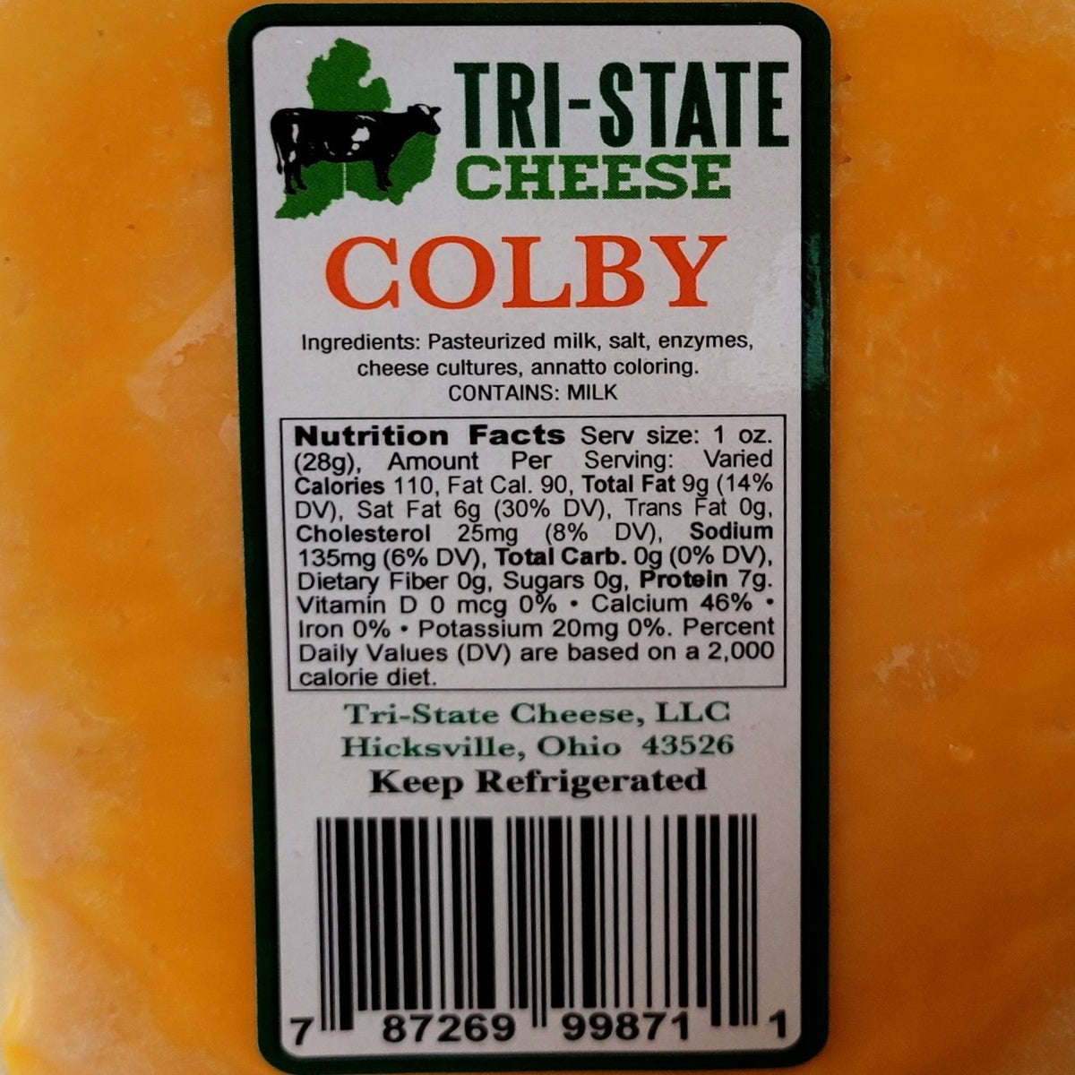 Colby – Tri-State Cheese